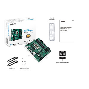ASUS Pro B760M-CT-CSM Intel LGA1700(13th&12th Gen)mATX commercial motherboard,DDR5,PCIe 4.0,2xM.2 PCIe 4.0 slots,front USB 3.2 Gen 1 Type-C,D-Sub,TPM IC onboard,Q-LED Core,Mono-out header,SMBUS header