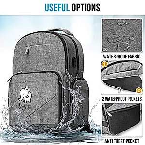 Diaper Bag Backpack Baby Bag - Large Diaper Backpack for Mom Dad, Unisex Bag