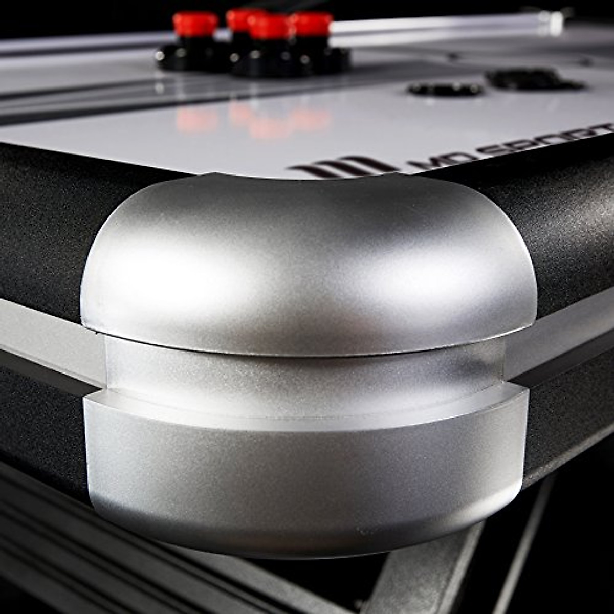 MD Sports 7.5' Titan Air Powered Hockey Overhead Score Table With Pusher and Puck Set