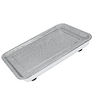 DOXILA Drain Tray - 2 Tier Dish Drying Rack Sink Colander Stainless Steel 15.74" x 11.81" Drain Tray Dish Drainers, Dish Rack Serving Tray Drainer Set for Home Kitchen Counter