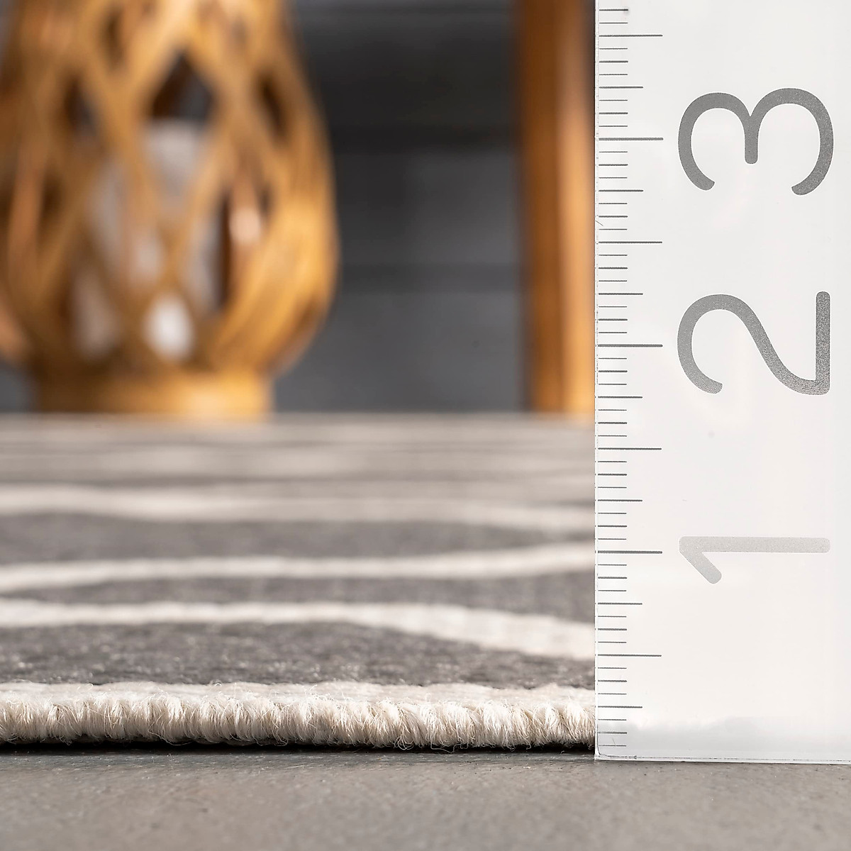 nuLOOM Gina Lattice Indoor/Outdoor Area Rug, 8x11, Gray