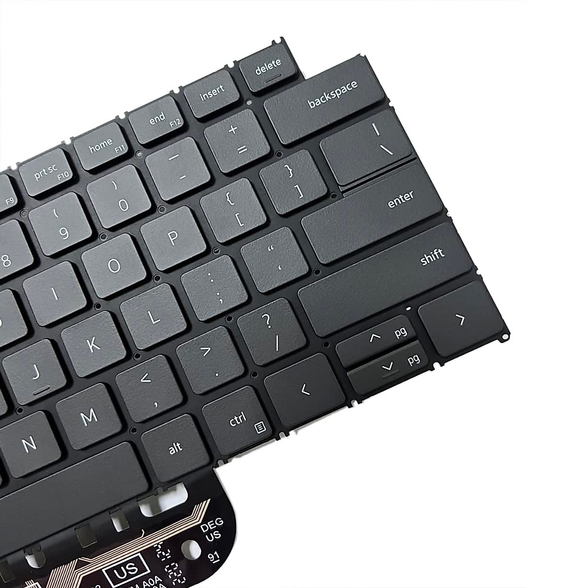 GinTai Laptops US Keyboard with Backlit Replacement for Dell Vostro 5310 5320 5410 5415/for Latitude 3320 3420 (Black)