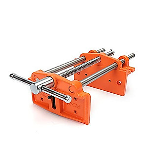 Pony Jorgensen 27091 Medium Duty Woodworker's Vise, Orange, Grey, 9-Inch By 7-Inch