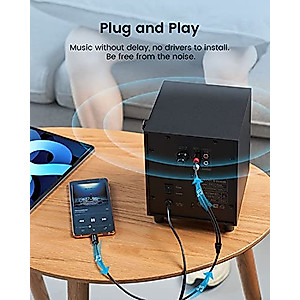 VENTION USB C to 2 RCA Audio Cable, Type-C to RCA Male to Male Y RCA Splitter, 2RCA Jack USB-C Audio Cable for Phone, Tablet, Home Theater, DVD, Amplifier, Speaker, Car Stereo (5ft /1.5M)