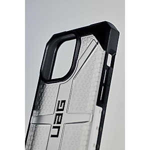 URBAN ARMOR GEAR UAG Designed for iPhone 15 Pro Max Case Plasma Ash 6.7" Bundle with UAG Paracord Lanyard Adjustable Wrist Strap Black