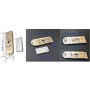 Cooktop Cleaning Scrapers 2Piece Set, Glass Ceramic Hob Cleaning Scrapers, with Spare Blades, Suitable for Glass Ceramic and Induction Cooktops, Window Glass Scrapers 2Pack