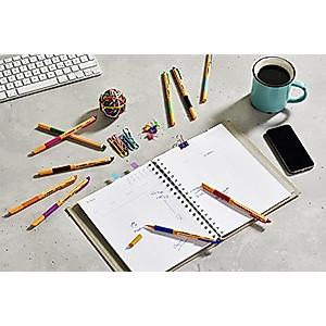 STABILO Point Visco Drum Pointball Pen , Set of 10 , Multicolored (026858) (1099/4)