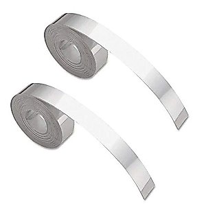 Dymo Corporation : Aluminum Tape with Adhesive, 1/2"x12' Size, Aluminum -:- Sold as 2 Packs of - 1 - / - Total of 2 Each