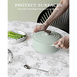 Shelf Liner for Kitchen Cabinets, Non-Adhesive Strong Slip Resistant Drawer Liners Protect Dresser, Cupboard, Shelves, Bathroom Drawers, Easy to Clean and Install, Thickened, Gray, 12IN x 10FT, Rose