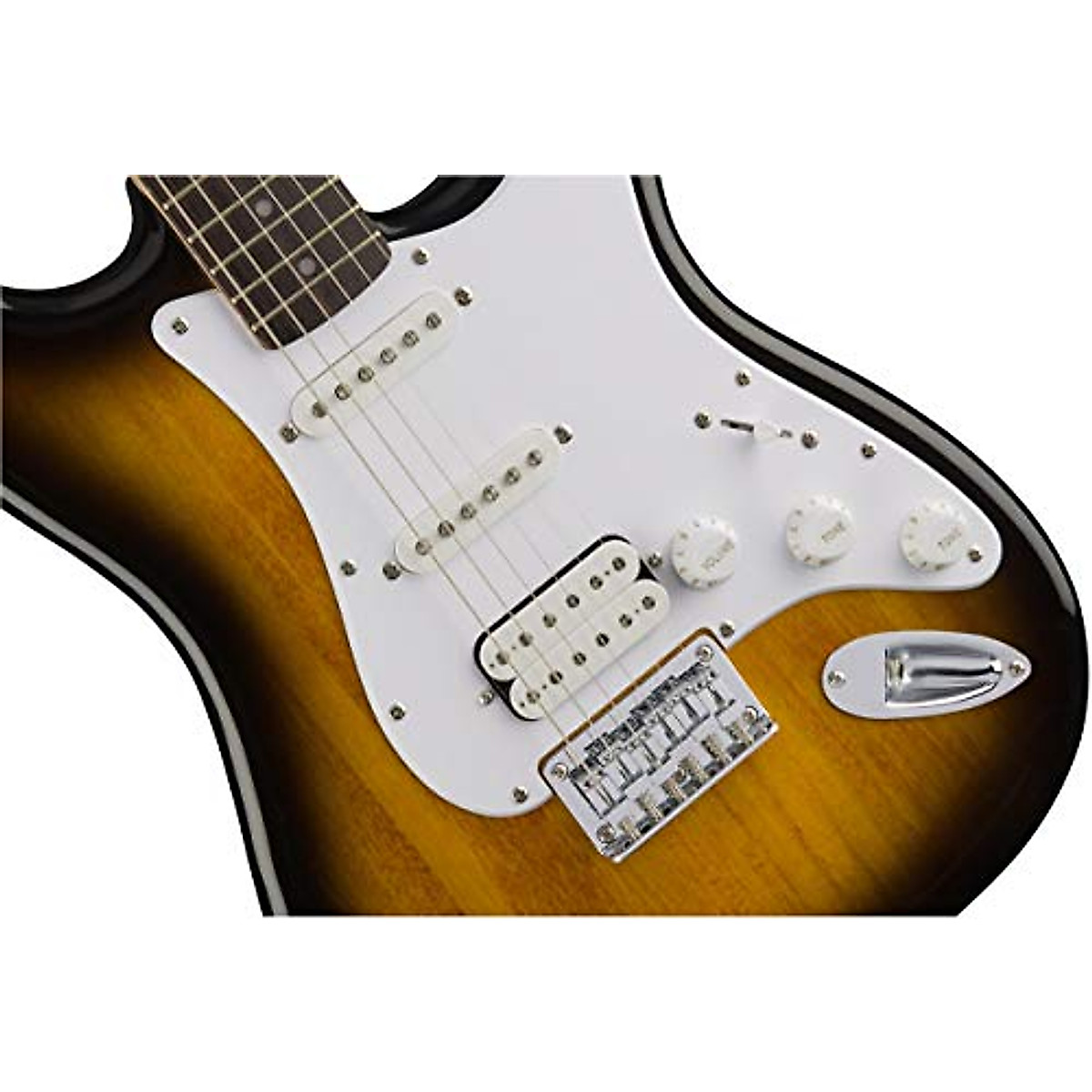 Squier Bullet Stratocaster HT HSS Electric Guitar, with 2-Year Warranty, Brown Sunburst, Laurel Fingerboard