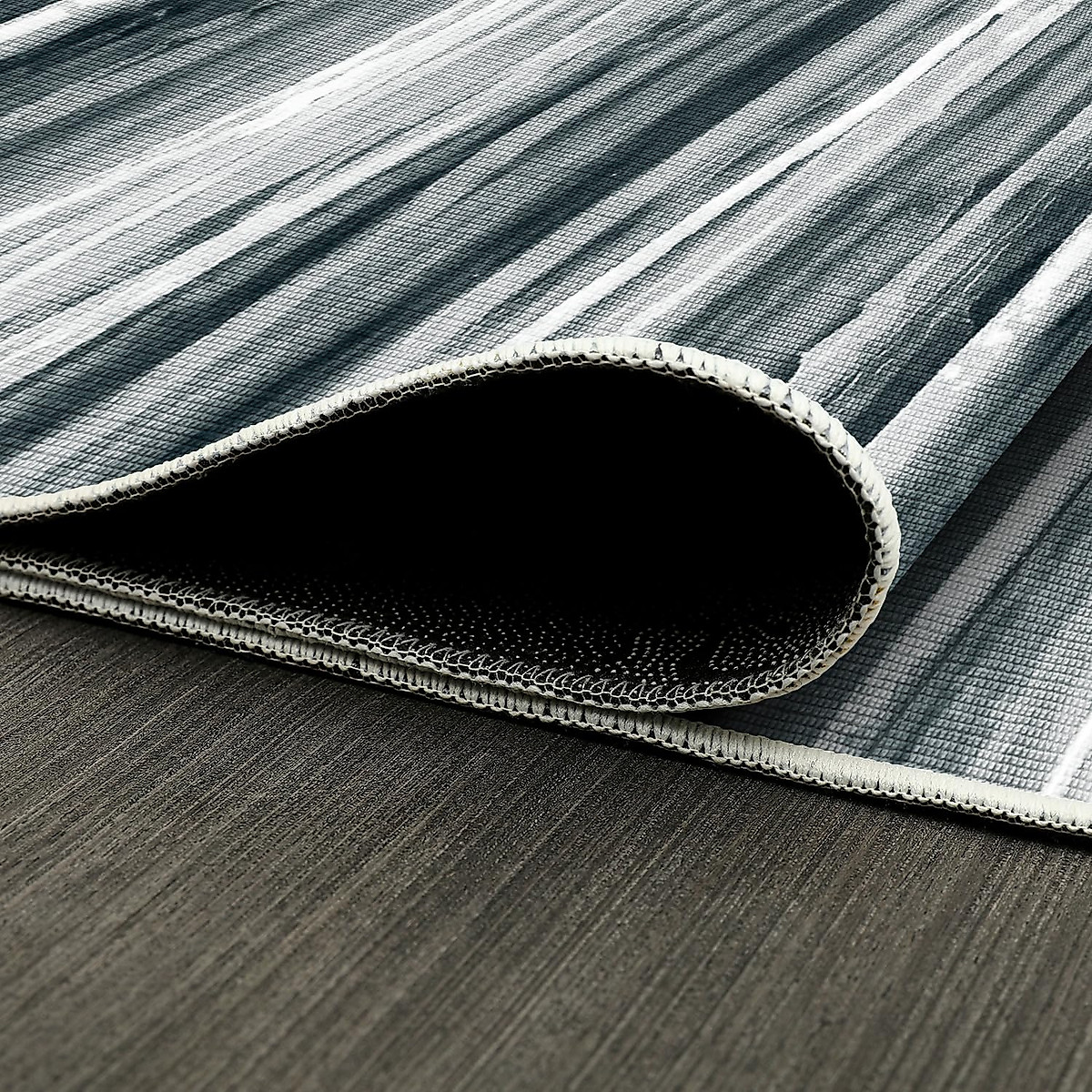 TUOJINRUIDA Abstract Runner Rug Carpet for Hallway with Non Slip PVC Dot Backing 2' x 12' (60 x 360 cm) Anti Skid Laundry Runner Rug Mat for Kitchen Entryway Living Room