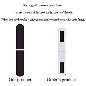 30 Pieces Magnet Magnetic Bookmarks Cute Magnet Page Markers Page Clips Bookmark for Student Office Reading Stationery (Cat)