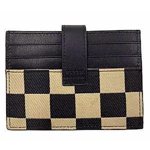 VLYRN Women's Slim Bifold *Mini* Wallet/Cardholder (Black) (8 slots total - *1 card/slot)