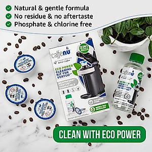 Nespresso Compatible Descaling Kit. 2 Uses Nespresso Vertuo Descaling Solution and 6 Cleaner Pods. Removes Limescale & Cleans Pod Area. Better Tasting & Hotter Coffee. 4 Months Supply.
