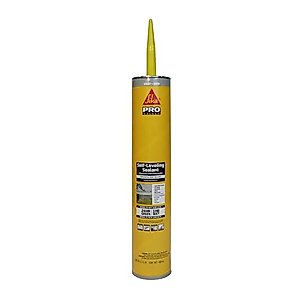 Sikaflex Self Leveling Sealant, Gray, polyurethane with an accelerated curing capacity for sealing horizontal expansion joints in concrete, 29 fl. oz Cartridge