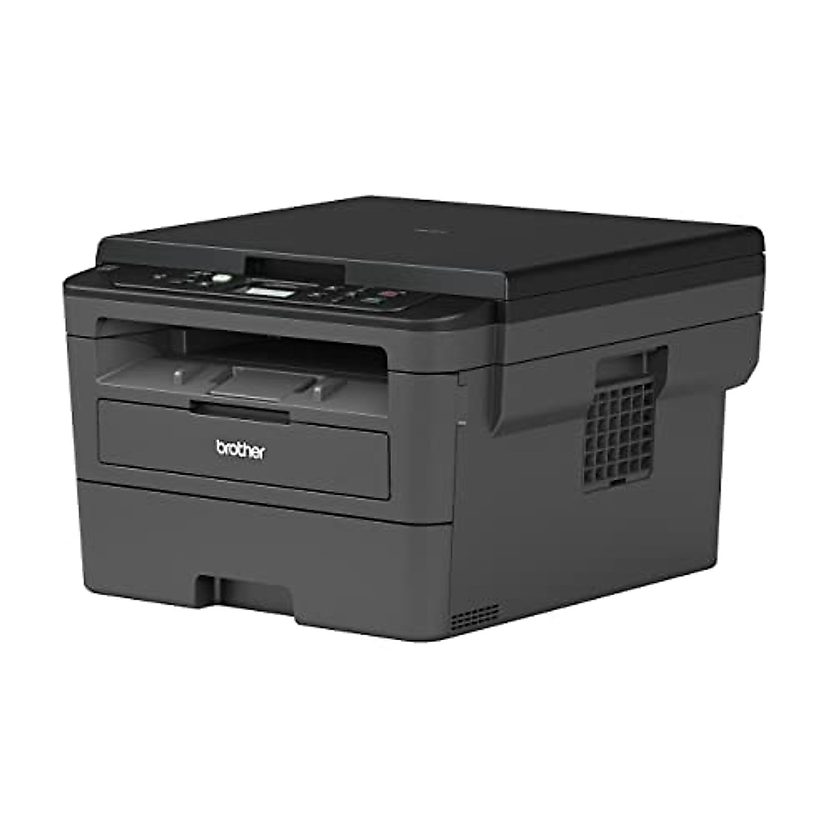 Brother HL-L23 Series Monochrome All-in-one Laser Printer for Home and Office, Print, Copy, and Scan, 2400 X 600dpi, Wireless, 32ppm, Auto 2-Sided Printing, Bundle with MTC Printer Cable