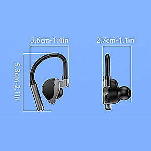 LILAJO Single Touch-Control Wireless Bluetooth TWS-Headphones - Headset 5.2 Wireless Car Driving in Ear Earbuds - 14 Days Standby Time Ipx5 Waterproof