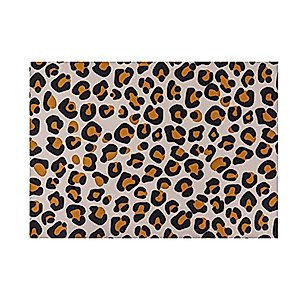 Evergreen Classic Animal Print Layering Entrance Doormat | Indoor and Outdoor | 42-inches x 26-inches | Non-Slip Backing | All-Season | Low Profile | Home Décor | Sassafras Collection