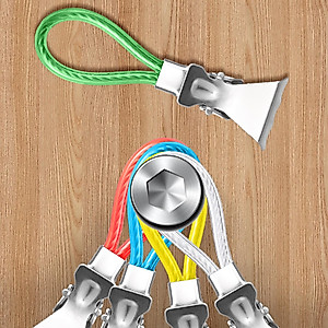 Towel Clips 10Pcs, Clips for Hanging, Tea Towel Clips with Hanging Loop, Towel Cips for Kitchen Bathroom Bedroom Hotel Cabinet Swimming Pool Let You Distinguish and Organize Towels Faster（5 Colors）