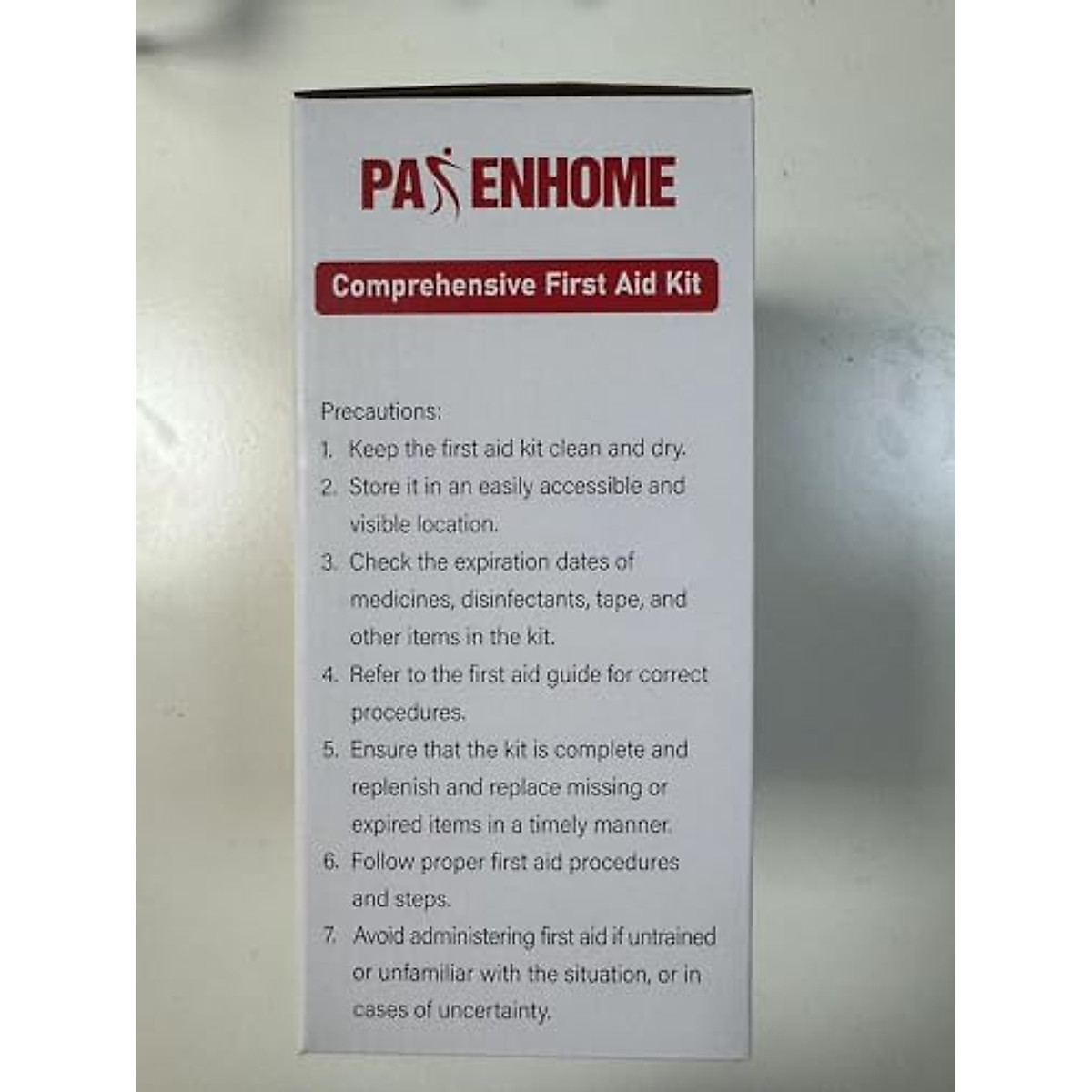 Pasenhome First Aid Kits, Trauma First Aid Kit, Premium Emergency Kits, First Aid Bag with Labelled Compartments for Home, Office, Car, Outdoor, Hiking, Travel, Camping