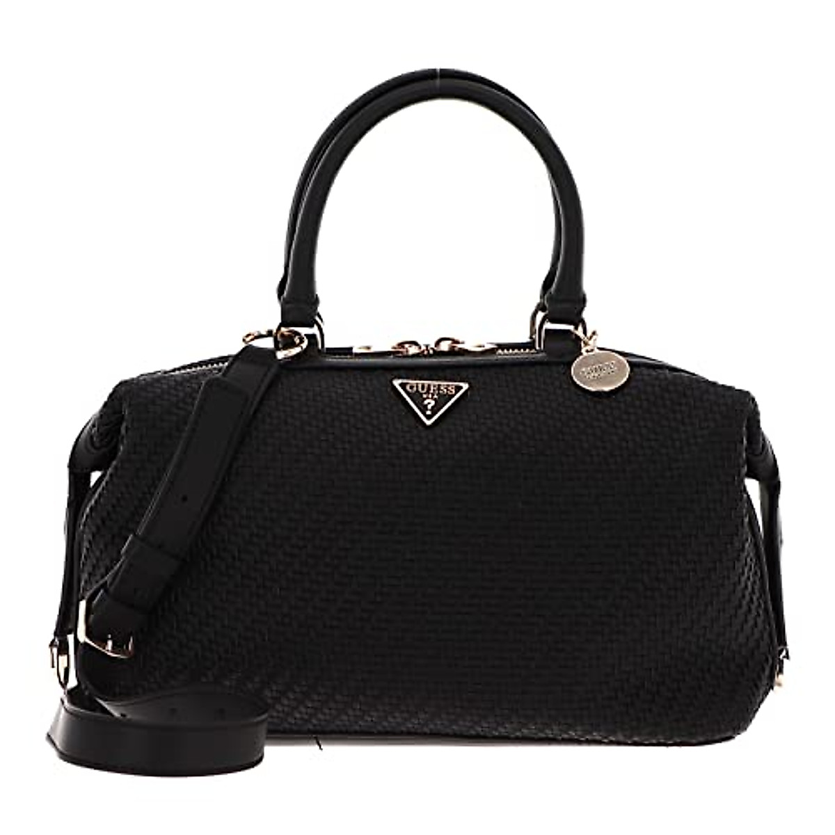 GUESS Hassie Soho Satchel Black One Size