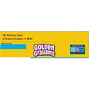 Golden Grahams Breakfast Cereal, Graham Cracker Taste, Whole Grain, Giant Size, 27.6 oz