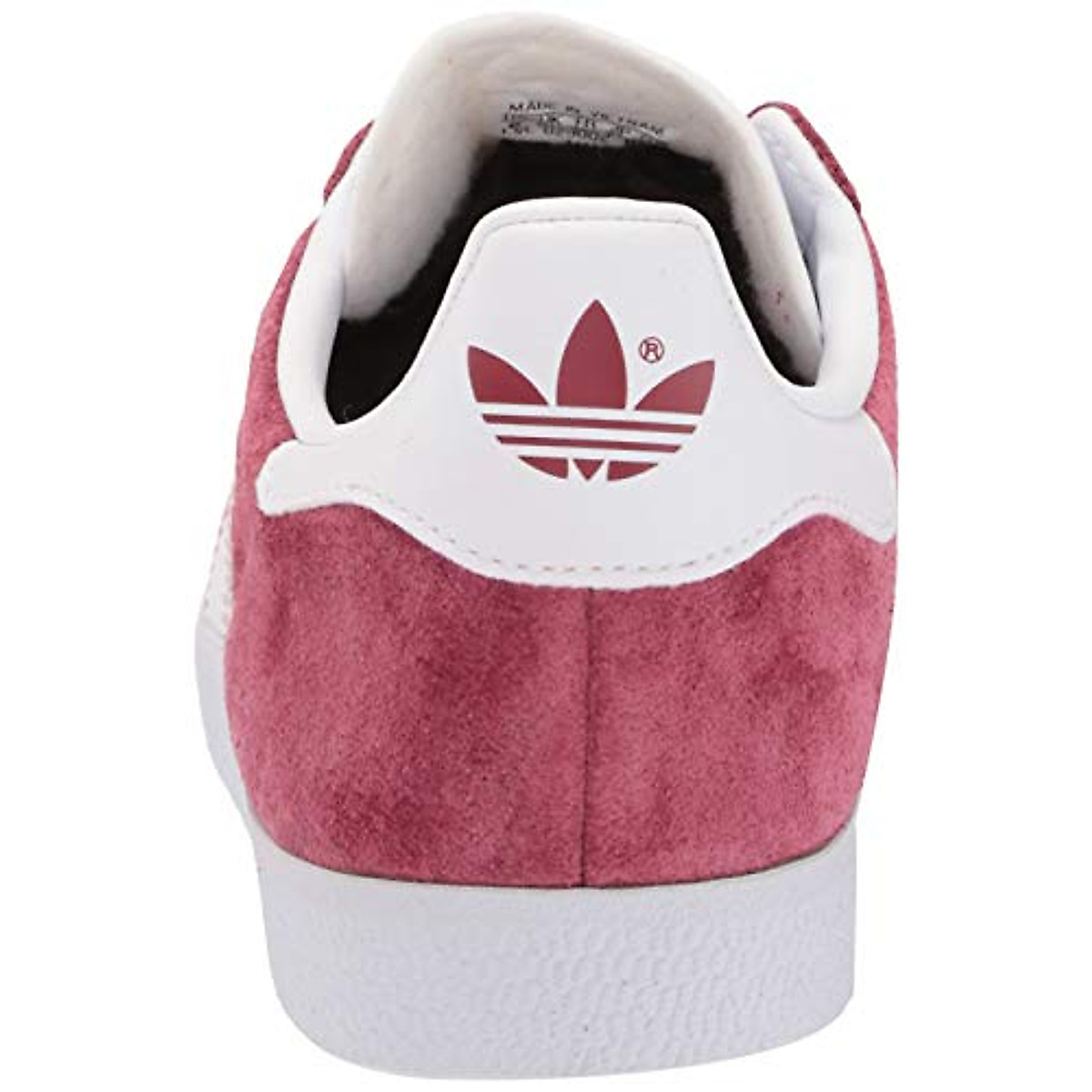adidas Originals mens Gazelle Shoes Collegiate Burgundy/White/Gold Metallic 11
