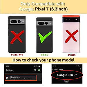 Coralogo for Google Pixel 7 Case Butterfly for Women Girls Girly Pretty Phone Cases Cute Black and Gold Plating Butterflies Design with Screen Aesthetic Cover for Google Pixel 7 5G 2022 6.3"