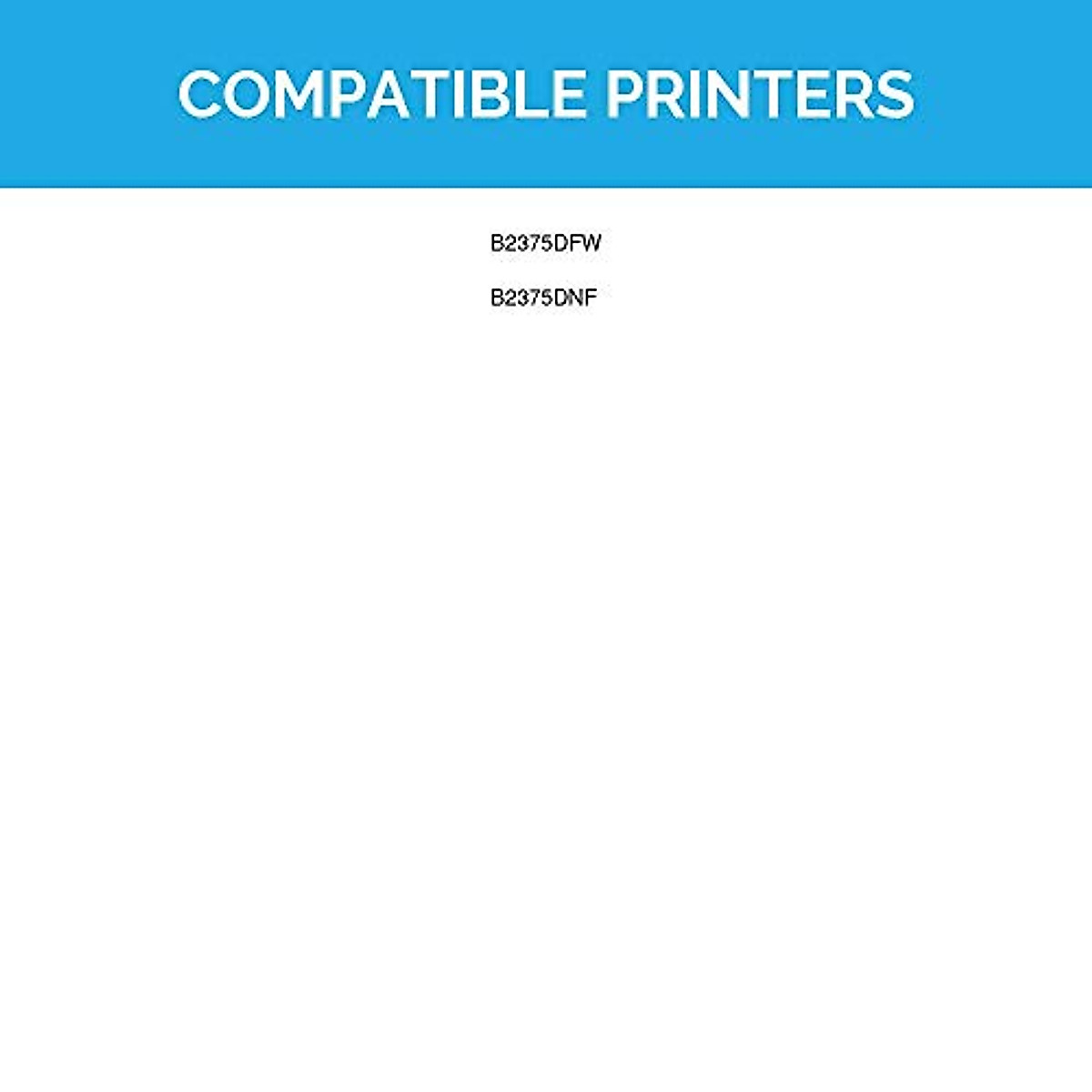 LD Products Compatible Toner Cartridge Replacement for Dell B2375 593-BBBJ (Black)