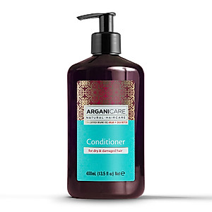 Arganicare Argan Oil Shampoo and Conditioner Set for Dry and Damaged Hair - Moisturizing Deep Conditioning Treatment Enriched with Organic Argan Oil & Shea Moisture for Men, Women and Kids | 27 Fl Oz
