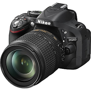 Nikon D5200 24.1 MP CMOS Digital SLR with 18-105mm f/3.5-5.6 AF-S DX VR ED NIKKOR Zoom Lens (Black) (Discontinued by Manufacturer)