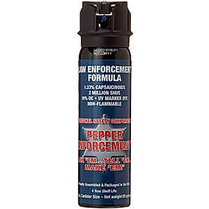 Guard Alaska 9 oz. Bear Spray Deterrent with Belt Clip Holster and Pepper Enforcement 4 oz. Pepper Spray Maximum Strength 10% OC - Powerful Protection, Self Defense, Hiking, Camping, Outdoors