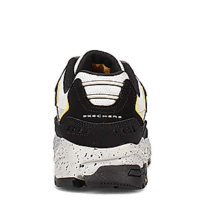 Skechers Men's Stamina ST Athletic Style Industrial Shoe, Black Grey, 10.5 Wide