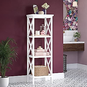 RiverRidge La Crosse 54" Bathroom Storage Tower Shelving