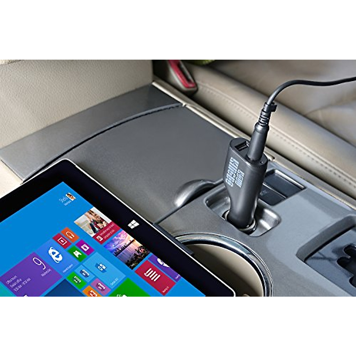 Surface Pro Car Charger Surface Laptop Car Charger, 36W 12V 2.58A Power Supply for Microsoft Surface Pro 3/4/5/6/Book/Go, Surface Laptop car Charger with USB 2.0 Port (5Ft Cord) Include Travel Case