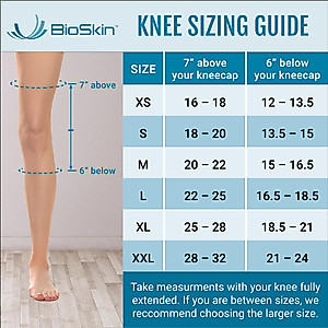 BioSkin Wraparound Compression Knee Brace For Knee Pain, ACL & MCL Injuries, Meniscus Tear, Arthritis Pain And Support, Hinged Knee Brace, Sprains, For Women & Men