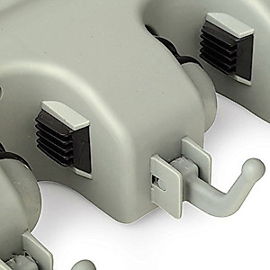 This Good Rate Mop and Broom Holder, Wall Mounted Garden Tool Storage Tool Rack Storage & Organization for Your Home, Closet, Garage and Shed (3Hole 4hanging)