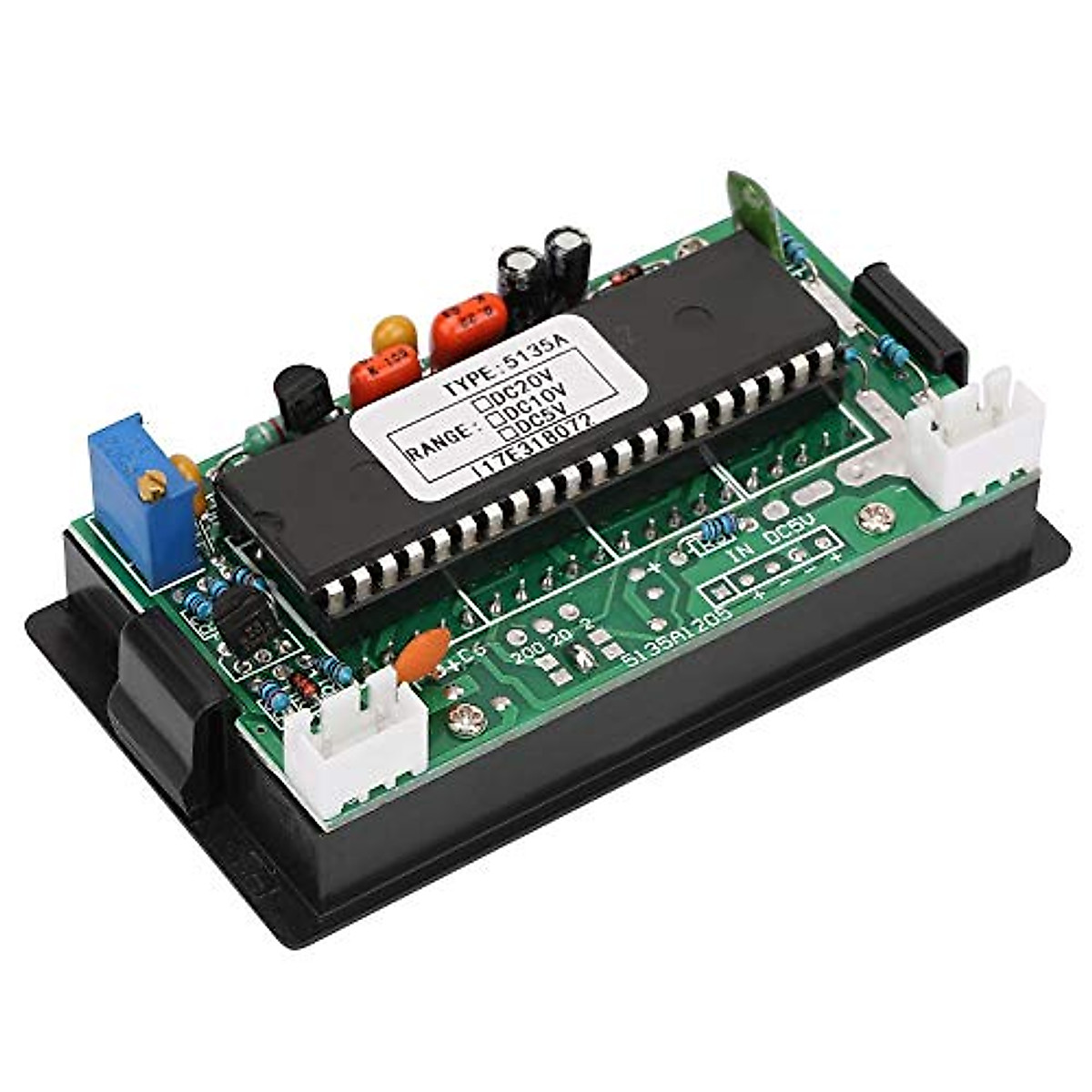 5135A 3 1/2 Digit Red LED Digital Volt Voltmeter Panel Meter DC Voltmeter Voltage Meter(DC50V/DC100V/DC200V)