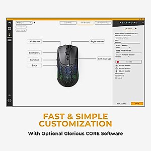 GLORIOUS Model O V2 Superlight Wireless Mouse Bluetooth (Black), Lag-Free 2.4Ghz, FPS Mouse, 210h Battery Life, 26,000 DPI, 26K Sensor, 5 Programmable Buttons, Gaming Accessories for PC, Laptop, Mac
