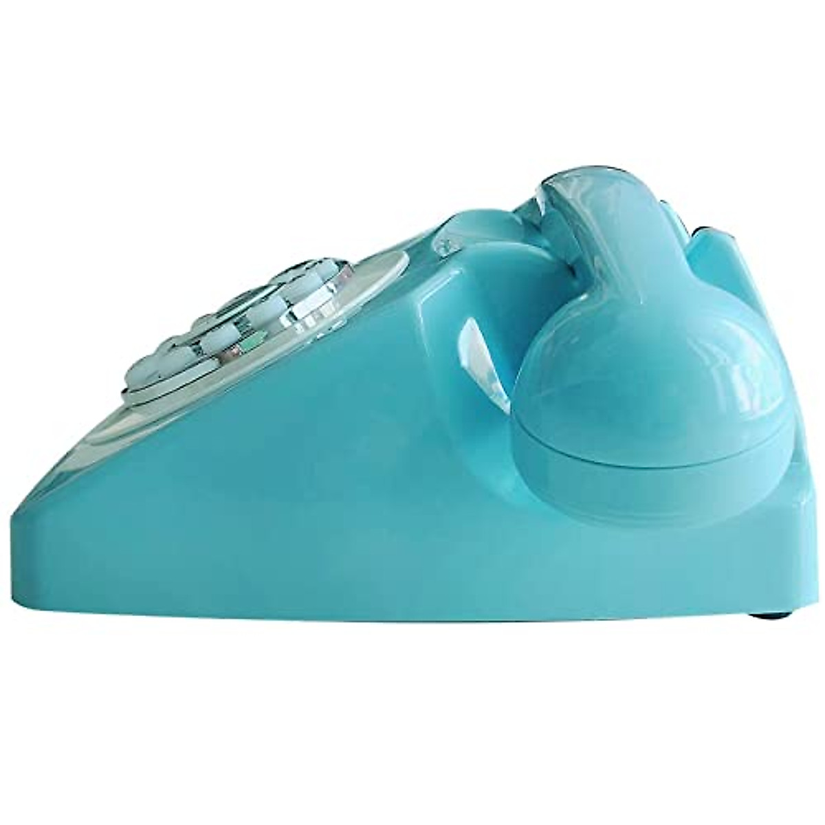 Retro Landline Phone Vintage Blue - Classic Design with Redial Button