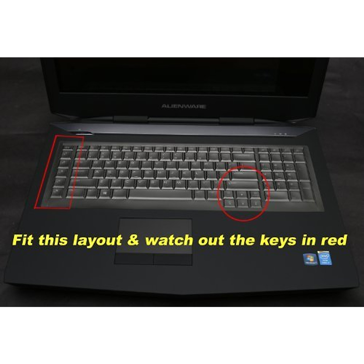 BingoBuy US Layout Clear Non-Toxic Ultra Thin Keyboard Protector Cover Skin for Dell Alienware 18 (2013 Version), Alienware 17 R2 R3 R4 (2015 & 2016 Version) Area-51m 17.3'' (2019 Version)