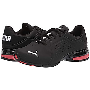 PUMA Men's VIZ RUNNER WIDE Sneaker, Puma Black-Puma White, 10.5