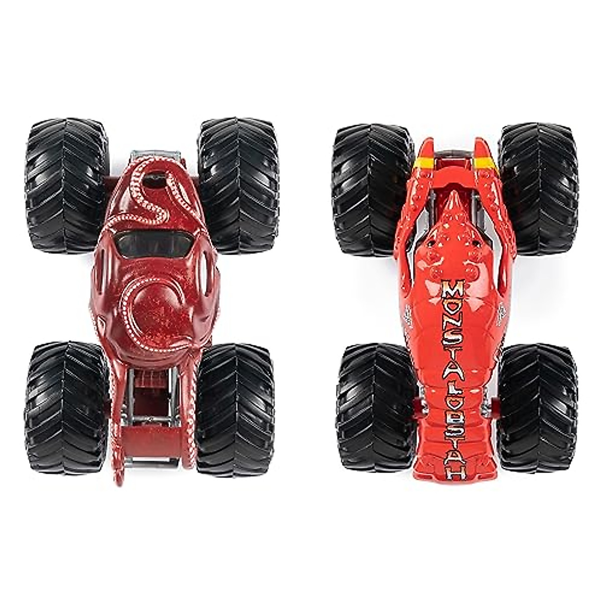Monster Jam 2023 Official 1:64 Scale Diecast Truck 2-Pack Series 25 Octon8er vs Crushstation