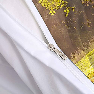 Quilt Cover Queen Size Combine Harvester 3D Bedding Sets Agricultural Tractor Duvet Cover Breathable Hypoallergenic Stain Wrinkle Resistant Microfiber with Zipper Closure,beding Set with 2 Pillowcase