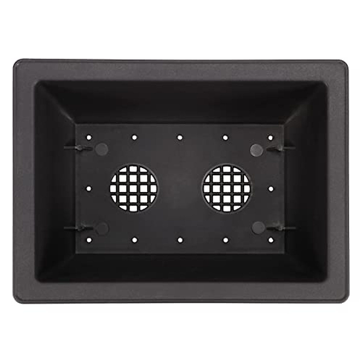 MOUYAT 15 PCS 6.5 Inch Bonsai Training Pots, Rectangular Plastic Bonsai Tree Growing Large Planter Pot for Plants, Garden, Yard, Office, Balcony, Home Decoration