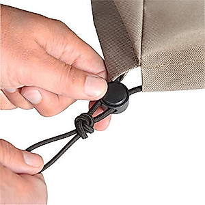 VonHaus Outdoor TV Cover 50 Inch - 52 Inch Weatherproof Universal Protector Fits Most LCD, LED, Plasma TV Mounts, with Built in Remote Controller Storage Pocket - 600D Polyester