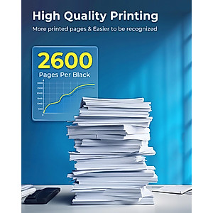 TN660 TN-660 High Yield Toner Cartridge Replacement for Brother TN660 TN-660 TN630 Compatible with Brother HL-L2300D HL-L2305W HL-L2380DW HL-L2320D HL-L2340DW DCP-L2540DW Printer (Black, 2 Pack)