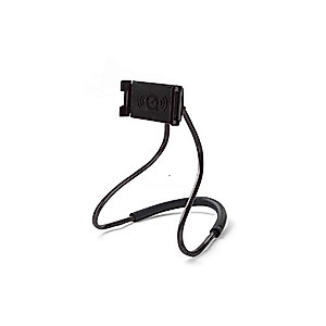 Cell Phone Stand Hanging on Neck Upgraded-Gooseneck Phone Holder-360 Rotation Tablet Mount Bracket-Angle Holder-Flexible Mount Stand-Lazy Bracket