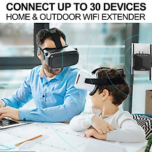 LBWLYW WiFi Range Extender WiFi Repeater 2023 Newest Release Simple Setup Wireless Signal Booster 1-Tap Setup, Supports Access Point, Alexa Compatible Home WiFi Range Extender