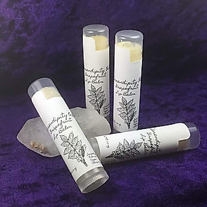 Mr-Label White Lip Balm Labels with Tamper Tab - Waterproof & Tear-Resistant - for Inkjet & Laser Printer - 2-3/16" x 2-1/8" on Letter Sheet (120 Labels)